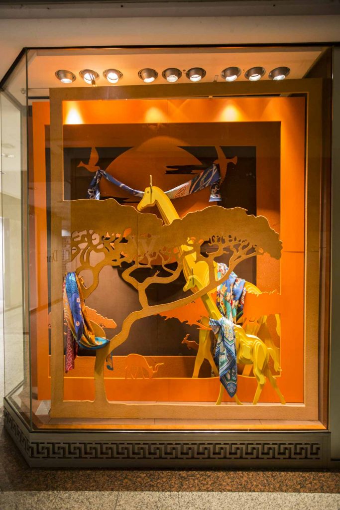 Hermès Savanna, escaparates otoño 2016Luxury Retail