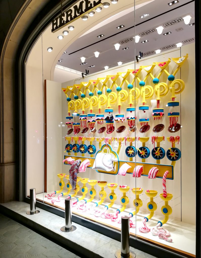 “The FOUNDATION of play” Hermès BarcelonaLuxury Retail