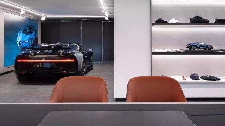 Bugatti showroomLuxury Retail