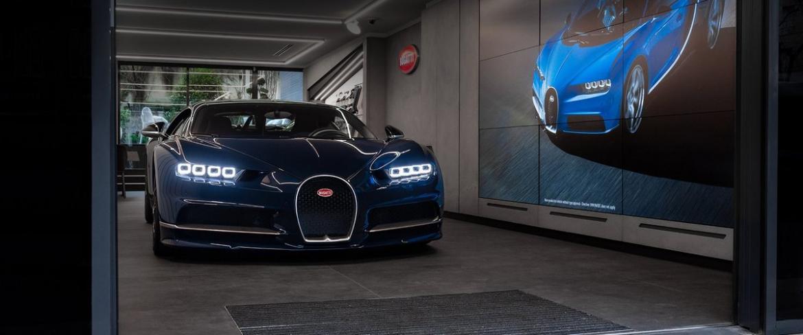 Bugatti showroomLuxury Retail